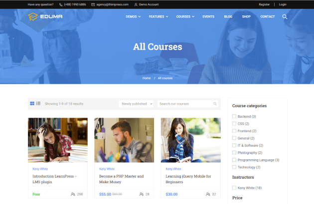 Eduma - Education WordPress Theme