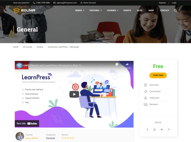 Eduma - Education WordPress Theme