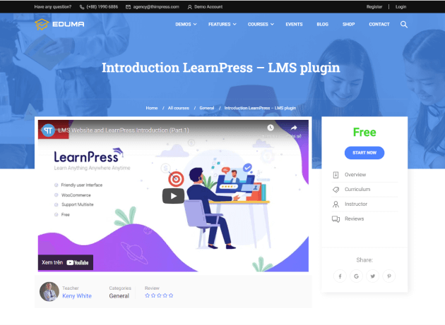 Eduma - Education WordPress Theme